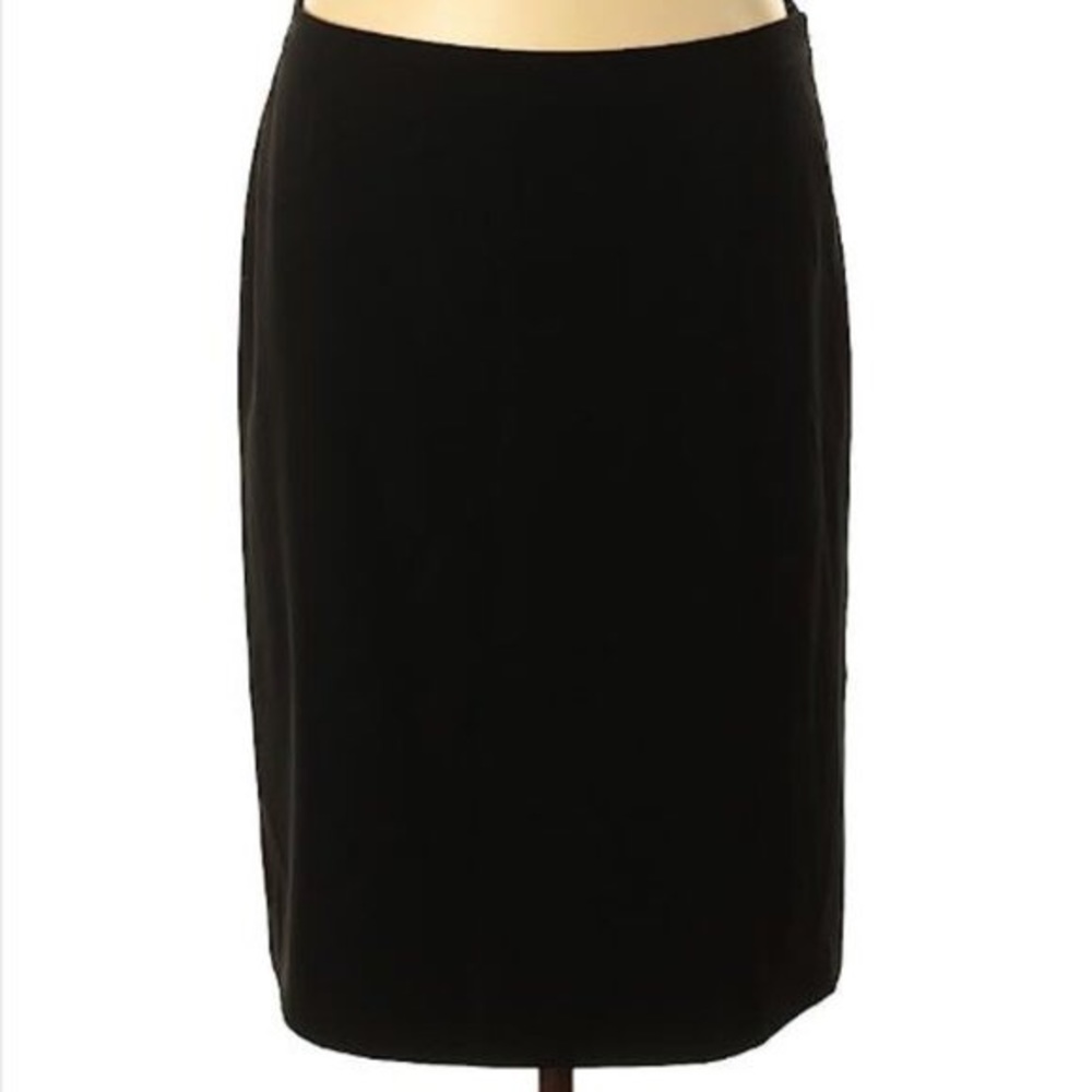 Moschino Black Pencil Skirt Made In Italy Size 8 - Gem